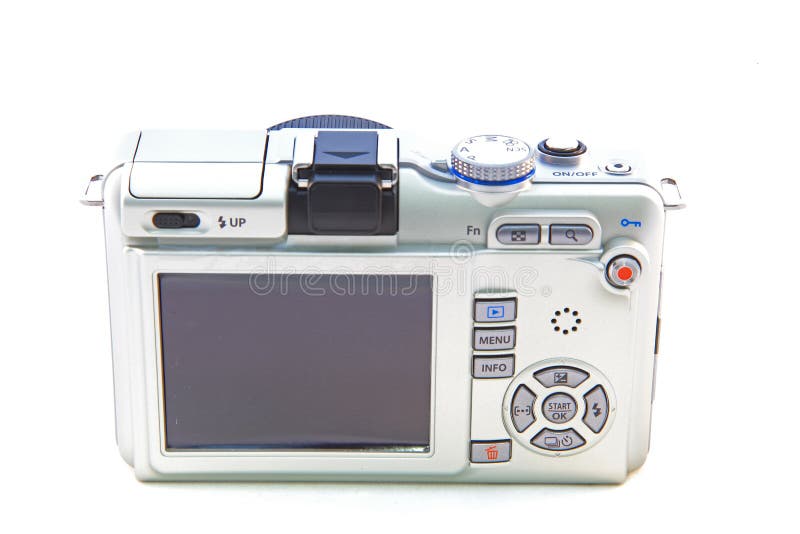 Compact Digital Camera, Empty Display Stock Image - Image of cameras ...