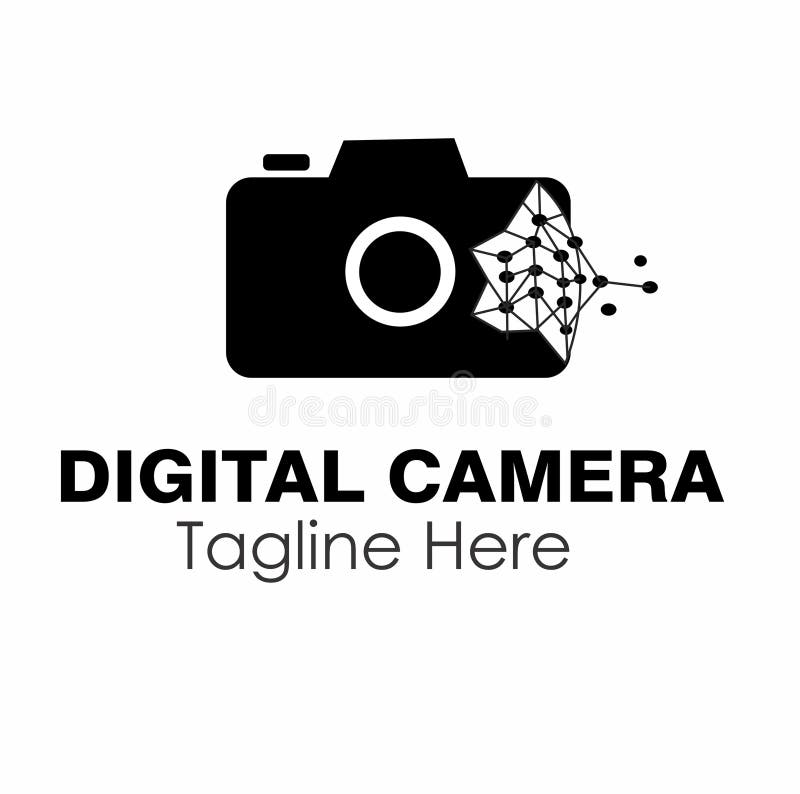 Digital Camera Logo Design Concept Stock Illustration - Illustration of ...