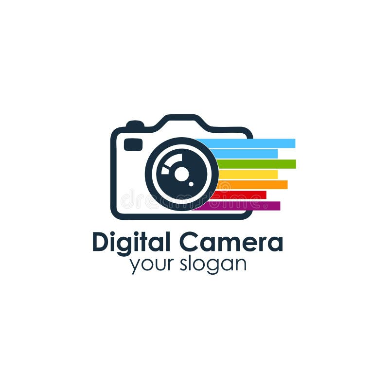 Digital Camera Logo Design, Concept Idea, Vector Illustration Stock ...