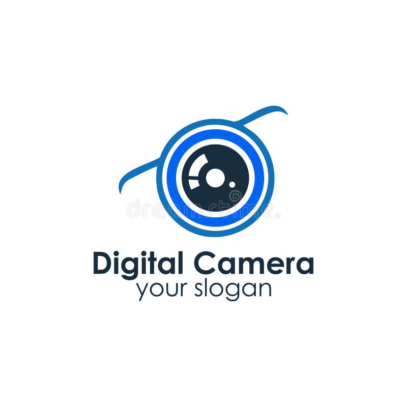 Digital Camera Logo Design, Concept Idea, Vector Illustration Stock ...