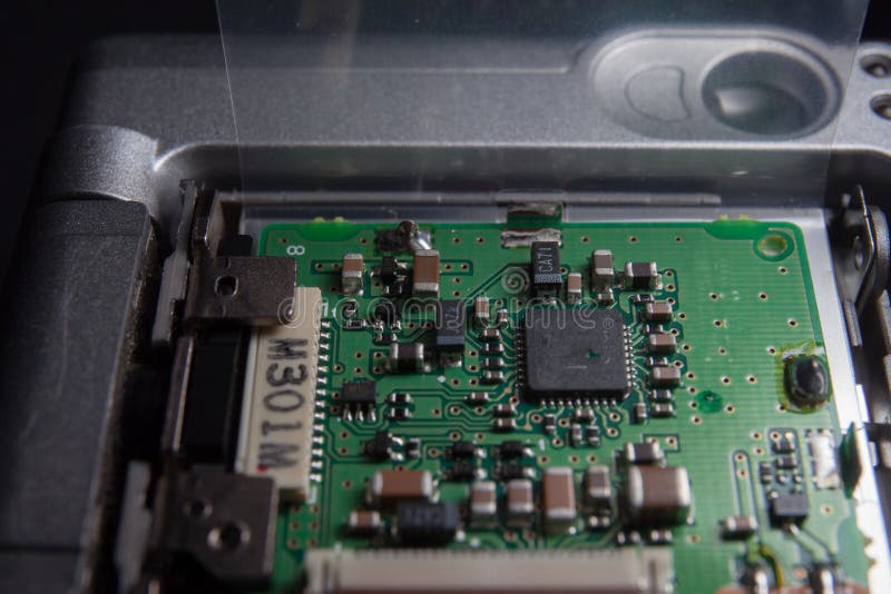 Digital Camera Mainboard and Parts Stock Photo - Image of repair, power ...