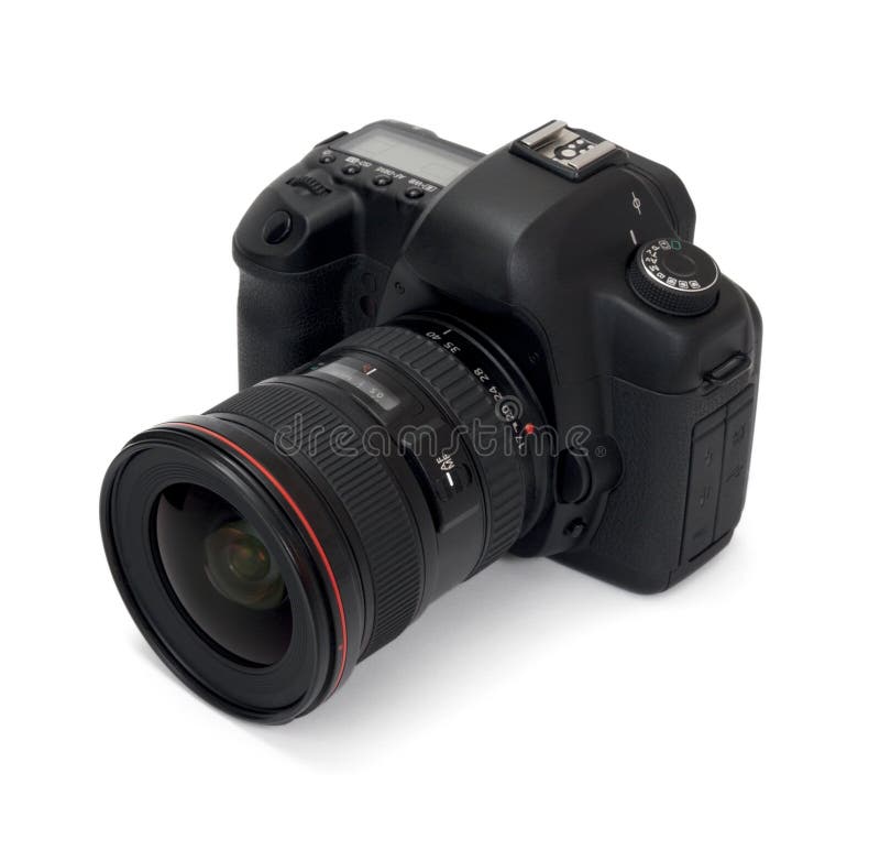 DSLR Digital Camera stock photo. Image of 67mm, digital - 17822494