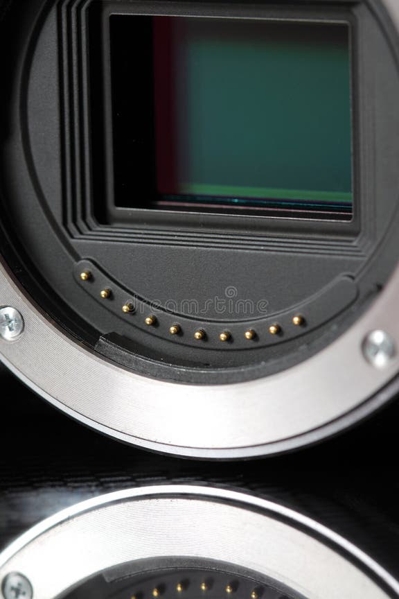 Digital camera sensor stock image. Image of technology - 63696999