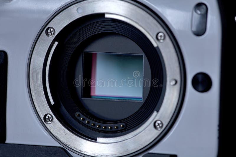 Digital Camera Sensor stock photo. Image of black, mount - 163900722