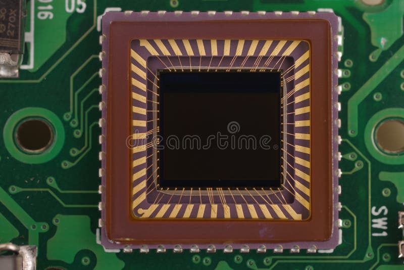 Digital camera sensor stock image. Image of close, electronics - 123387441