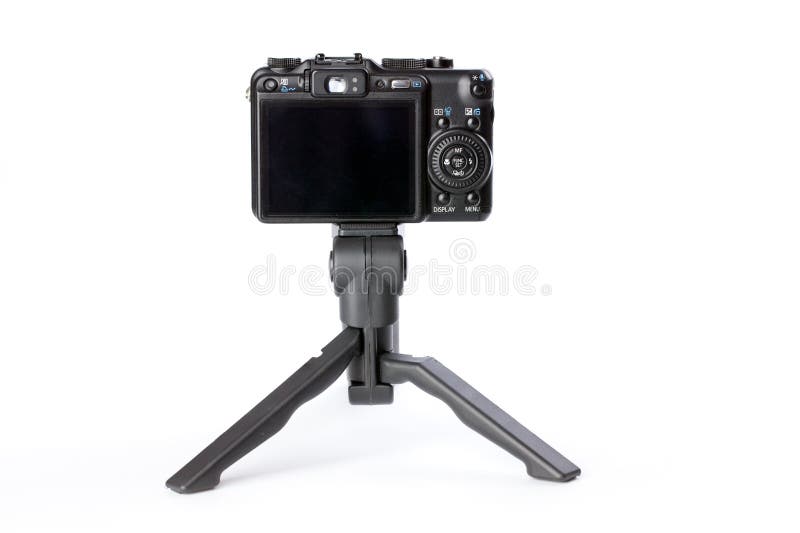Digital Camera DSLR on Tripod Stock Image - Image of level, film: 2008131