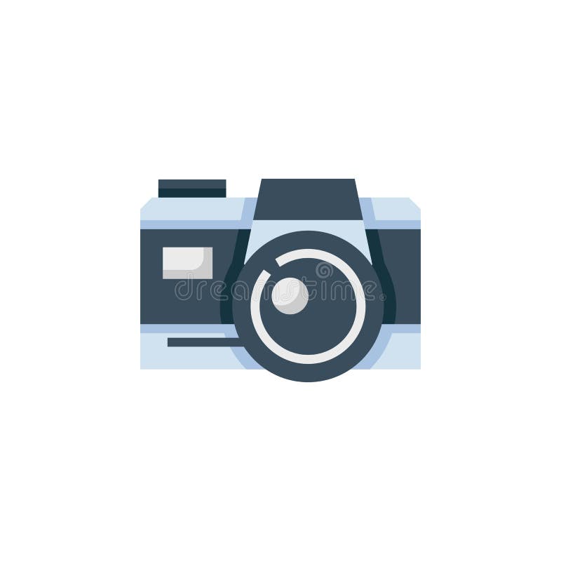 Digital Camera Vector Icon. Computer Component Icon Flat Style. Perfect ...