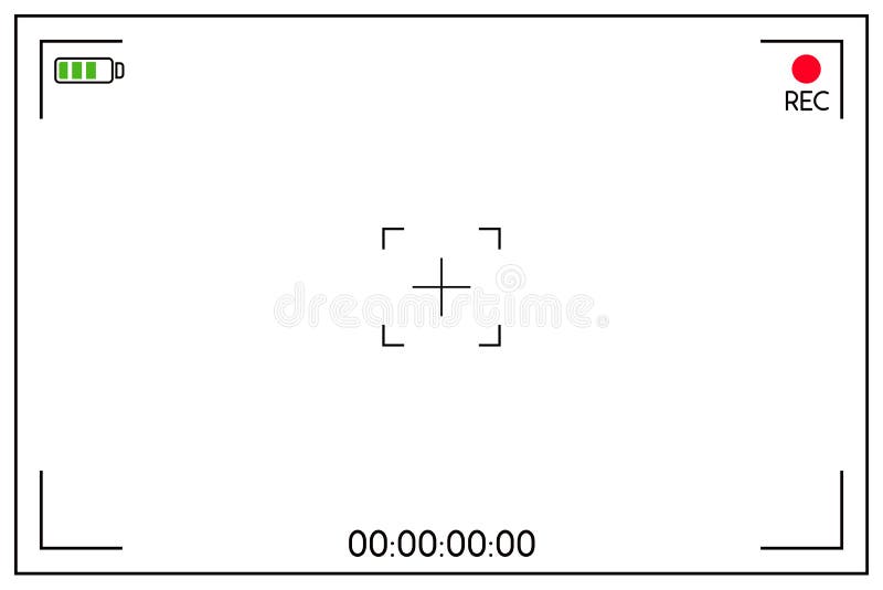 Digital Camera Viewfinder. Design Element for Poster, Motion Design ...