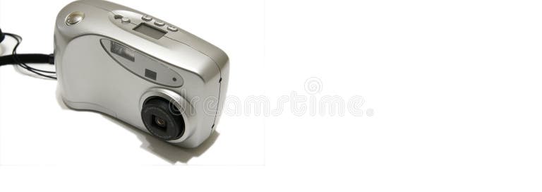 Digital Camera Web Banner stock image. Image of advertisement - 7825625