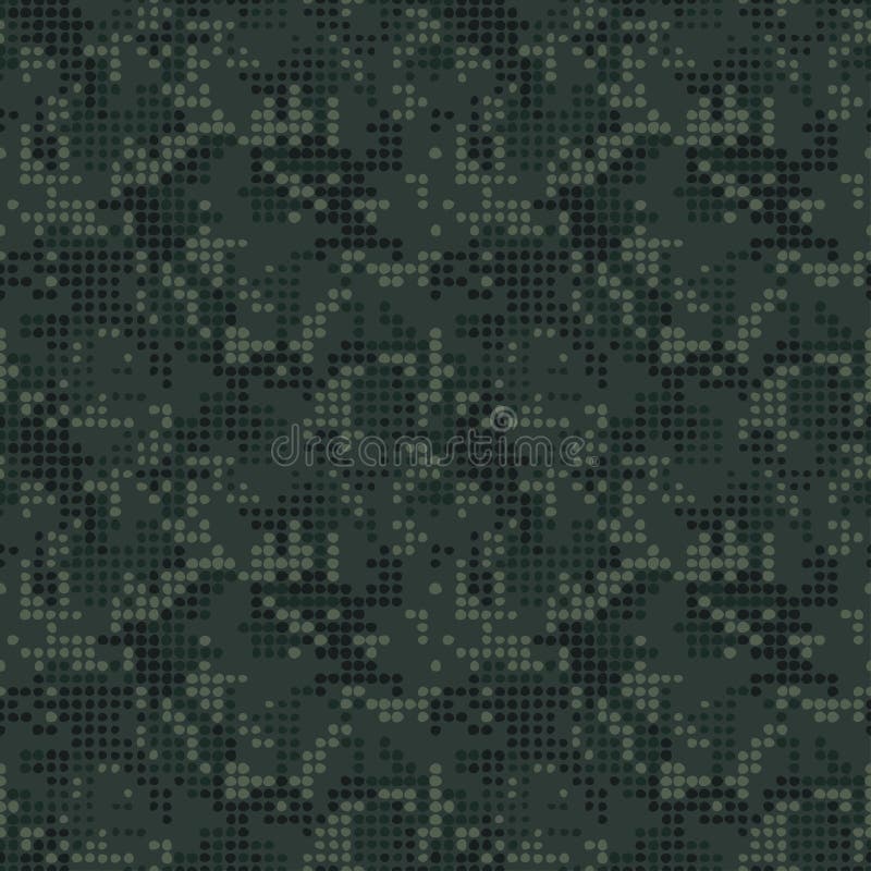 Dark Green Digital Camo