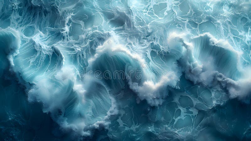 Digital Canvas: Abstract Drone Patterns on Teal Blue Background Stock ...