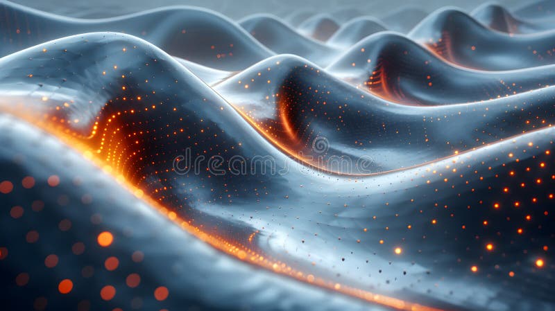 Digital Canvas: Empty Space for Abstract Concepts Stock Illustration ...