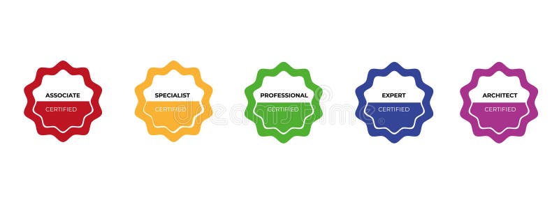 Digital Certification Emblem with Modern Design. Certificate Logo Badge ...