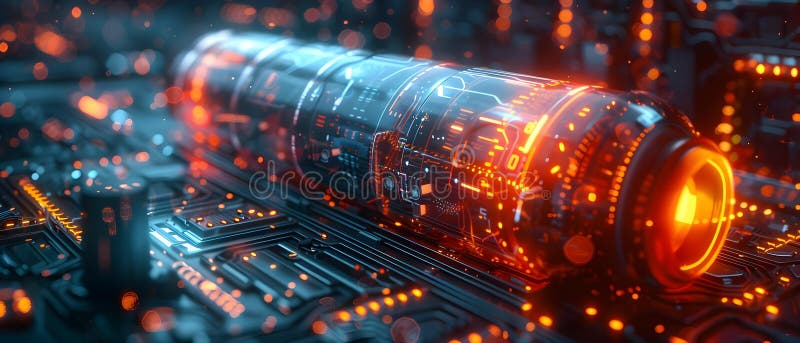 Digital Charge: Lithium-ion Battery Powers Future Tech. Concept Battery ... Digital Charge: Lithium-ion Battery Powers Future Tech. Concept Battery ...