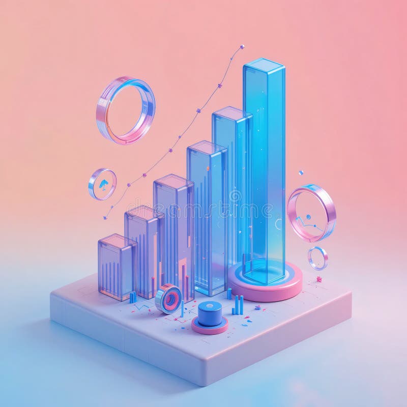 Digital chart with brain stock illustration. Illustration of moderntech ...