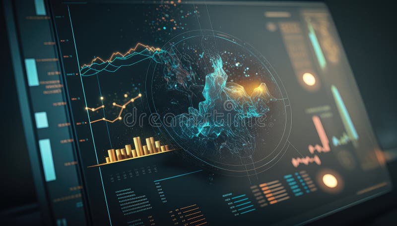 Digital Charts and Graphs with Binary Code on a Computer Screen. Data ... Digital Charts and Graphs with Binary Code on a Computer Screen. Data ...