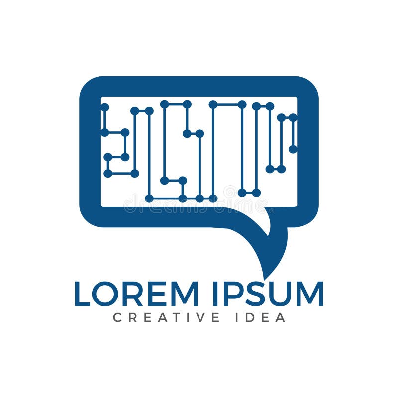 Chat Conversation Message Communication Logo. Stock Vector ...