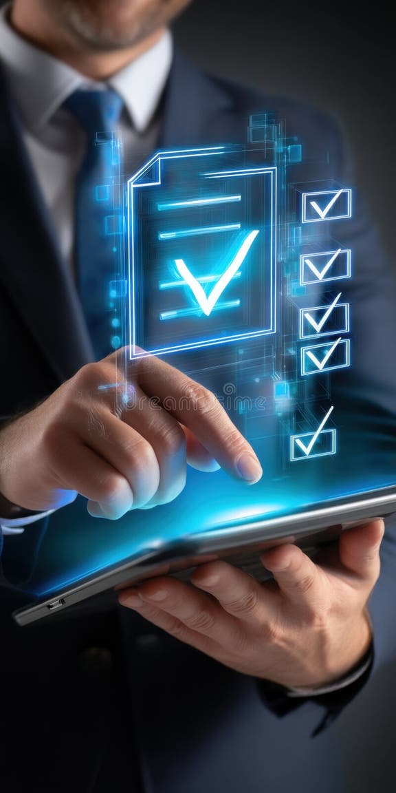 Digital Checklist Interface on Tablet - Streamlining Business Processes ...