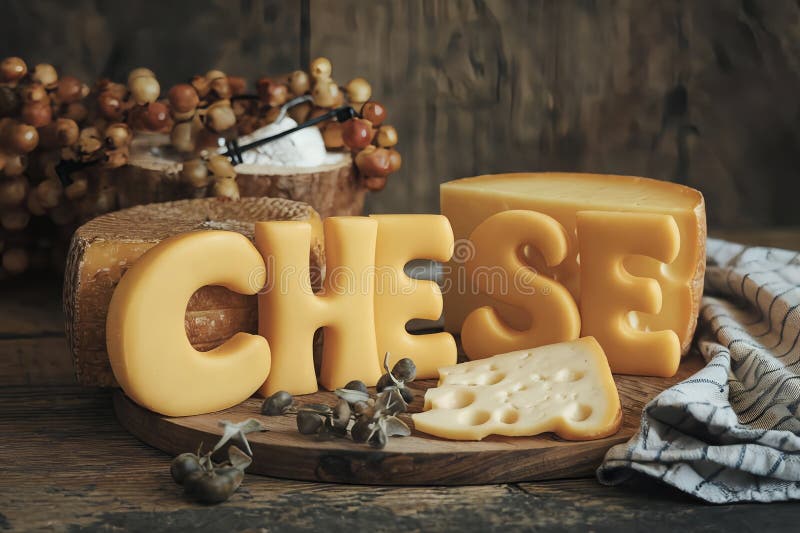 Digital cheese font design stock illustration. Illustration of design ...