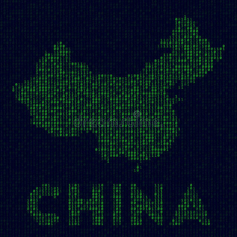 Digital China logo. stock vector. Illustration of cyber - 183166464