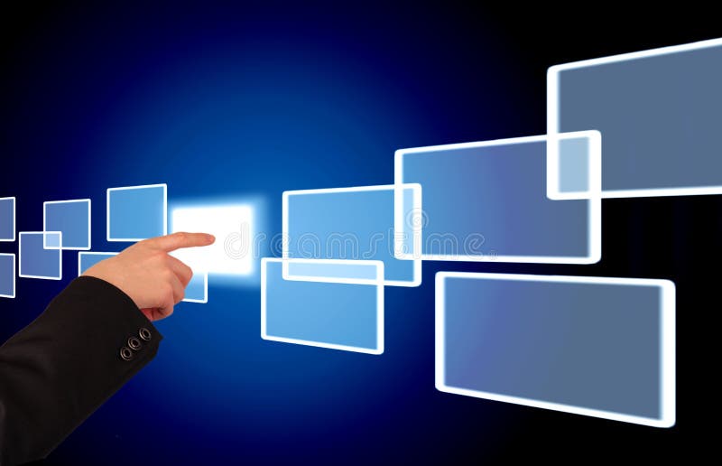 Digital choice stock illustration. Illustration of background - 18661523