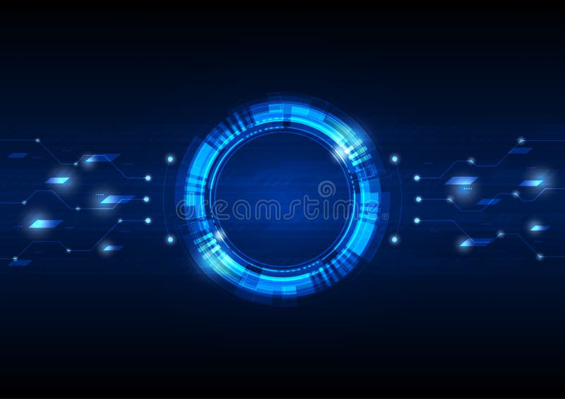 Digital circle stock illustration. Illustration of code - 156681397