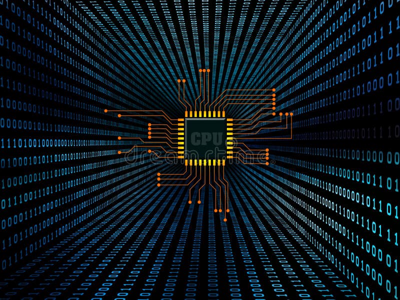 Digital Circuit stock illustration. Illustration of space - 20466745