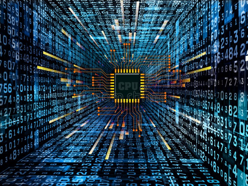 Digital Circuit stock illustration. Illustration of technology - 20644649