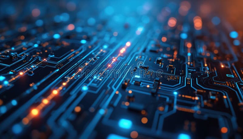 207 Modern Design Orange Cybernetic Computer Stock Photos - Free ...