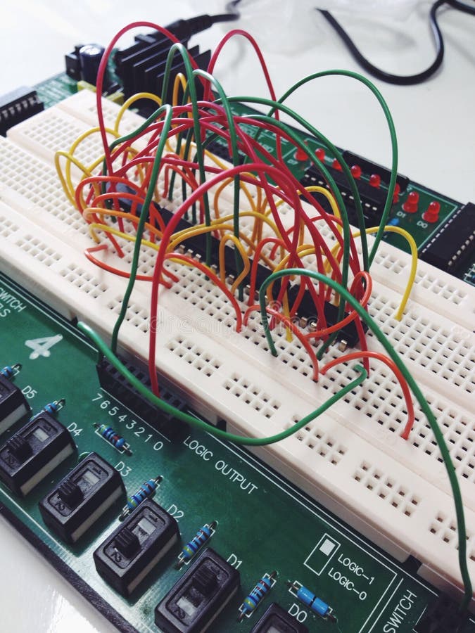 Digital circuit stock image. Image of wire, board, digital - 44400211