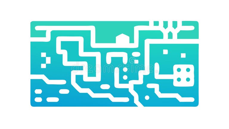 Digital Circuit Connection. Advanced Network Link, Vector Design ...