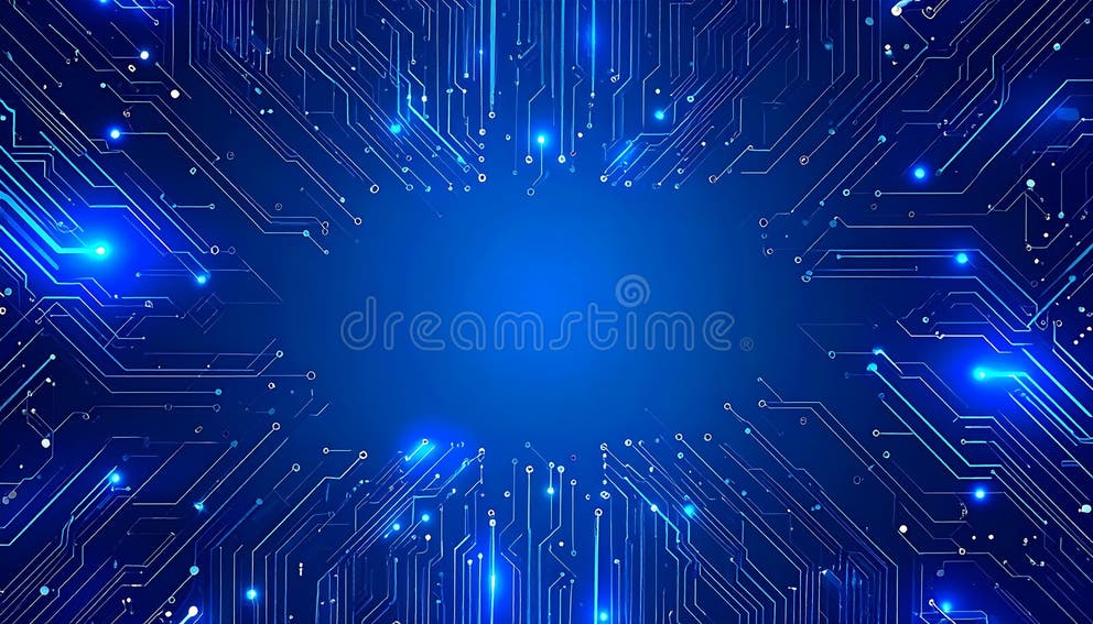 Digital Circuitry Network Design Technology Visual Art Abstract Close ...