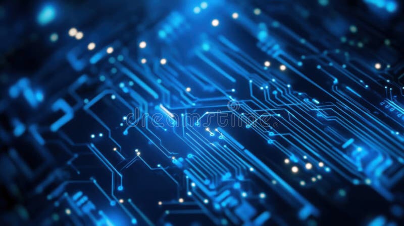 Digital Circuitry, Technology S Intricate Pathways Stock Illustration ...