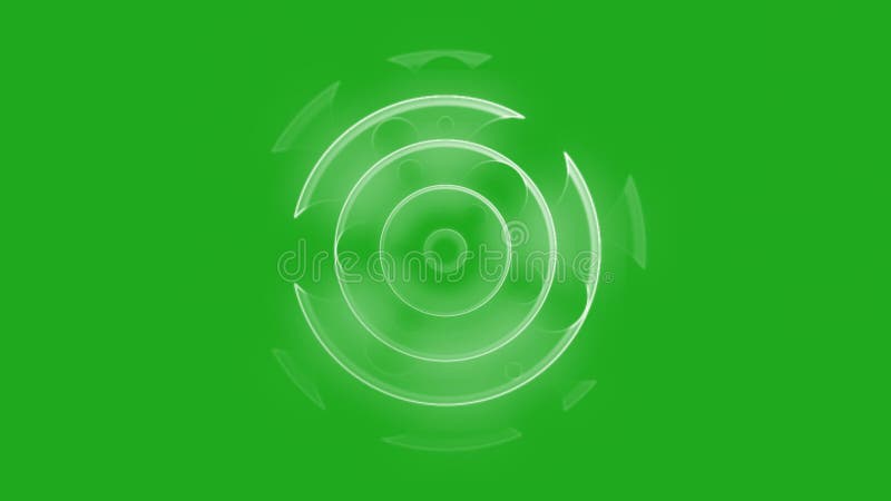 Digital Circular Waves Green Screen Motion Graphics Stock Video - Video ...
