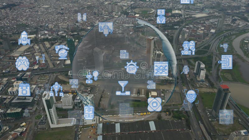 Digital City Concept. Artificial Intelligence Technology in Smart City ... Digital City Concept. Artificial Intelligence Technology in Smart City ...