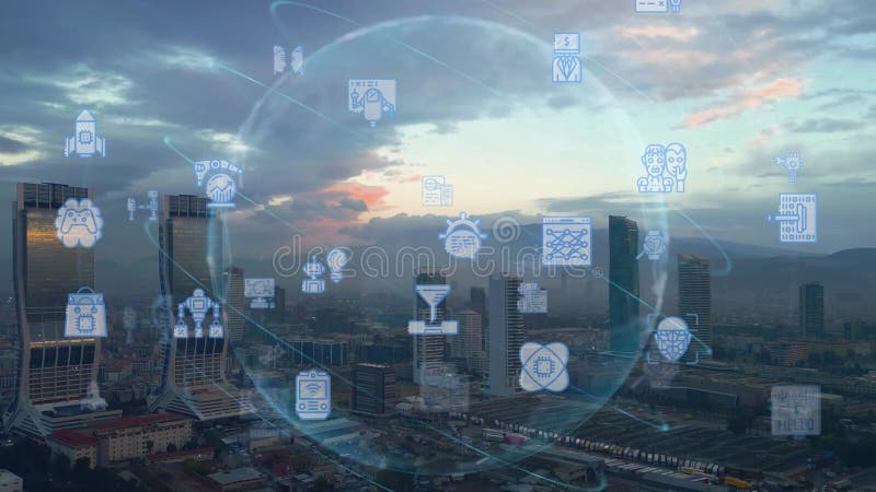 Digital City Concept. Artificial Intelligence Technology in Smart City ... Digital City Concept. Artificial Intelligence Technology in Smart City ...
