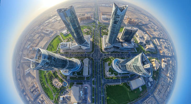 Digital City in Riyadh, Saudi Arabia. Modern Urban Development Stock ...