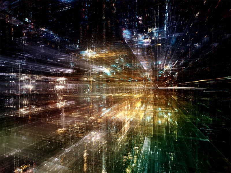 Realms of Digital Technology Stock Illustration - Illustration of ...