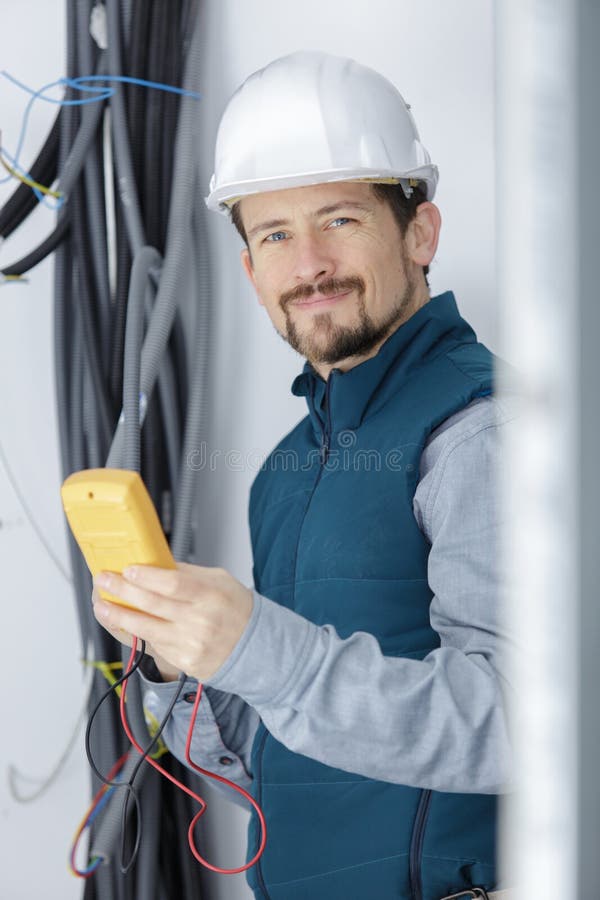 Digital Clamp Meter Electric Tester Multimeter Stock Image - Image of ...