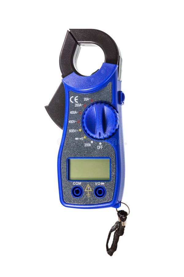 Digital clamp meter stock photo. Image of copper, measure - 62774906