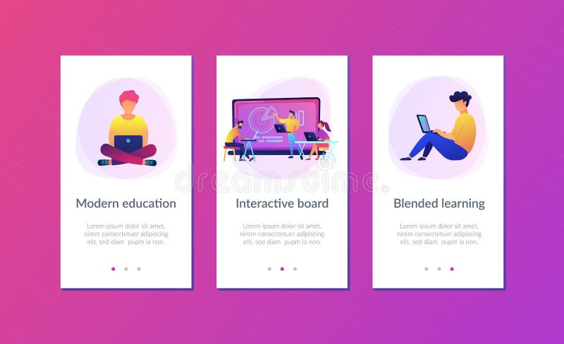 Digital Classroom Header Banner. Stock Vector - Illustration of ...