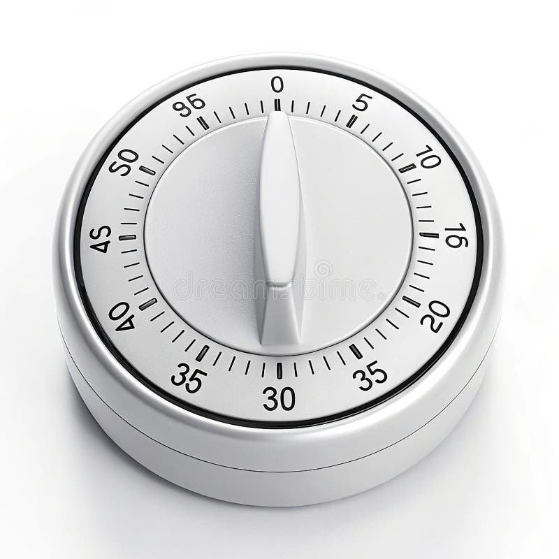 Digital Cleaning Timer for Task Management Stock Illustration ...