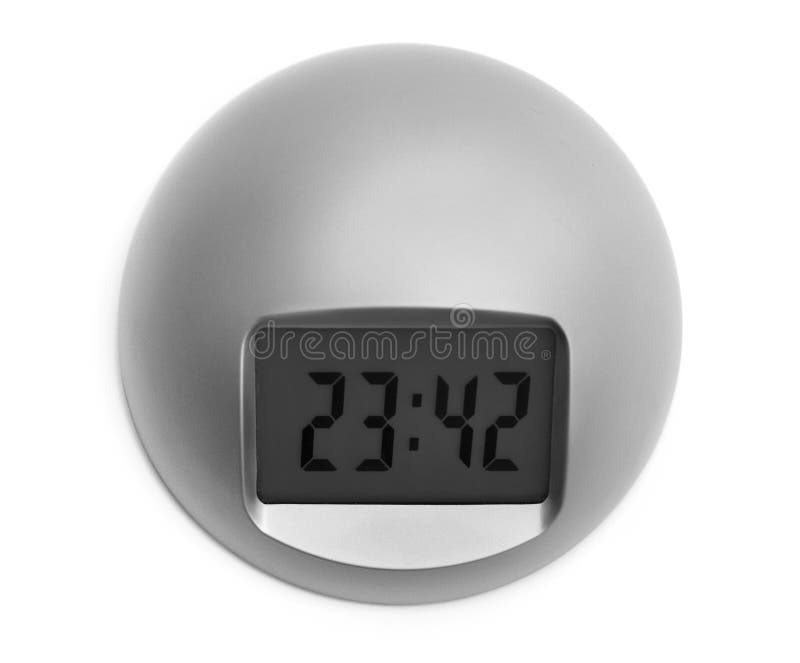 Late-night Digital Alarm Clock Stock Photo - Image of buttons, minute ...