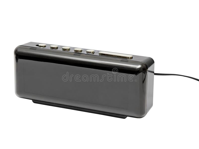 Digital clock alarm stock image. Image of shine, measuring - 24075059