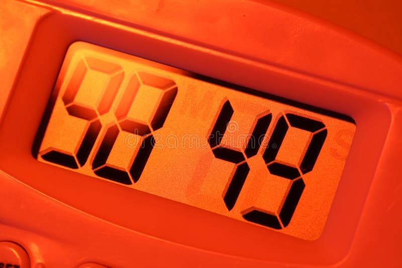 Digital clock stock photo. Image of counting, counter - 42911196