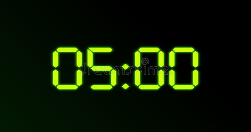 Countdown Timer with Black Background Stock Footage - Video of watch ...