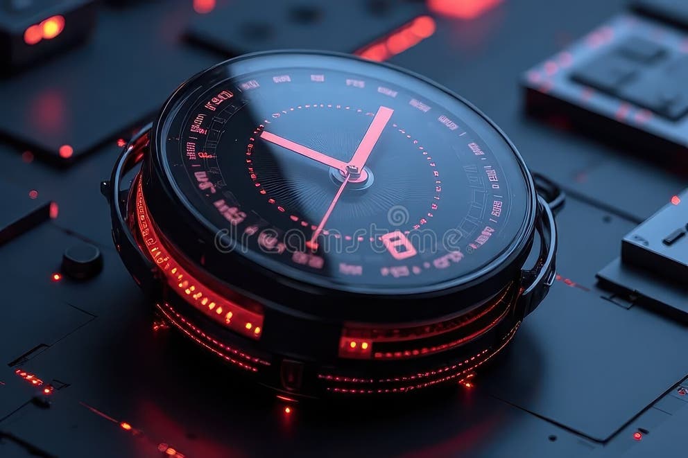 Digital Clock Design Ideas stock illustration. Illustration of ideas ...