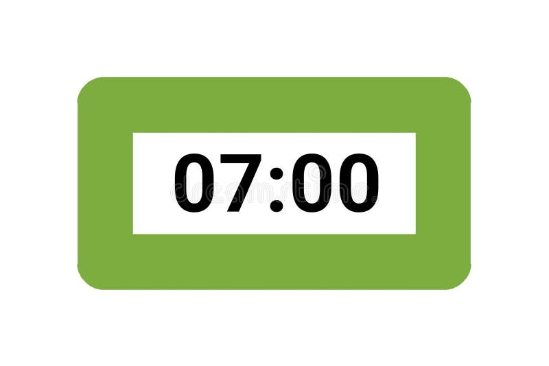 Digital Clock Template