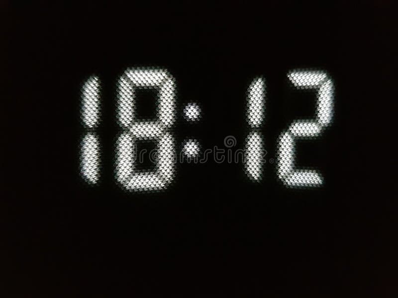 315 White Digital Clock Black Numbers Stock Photos - Free & Royalty ...