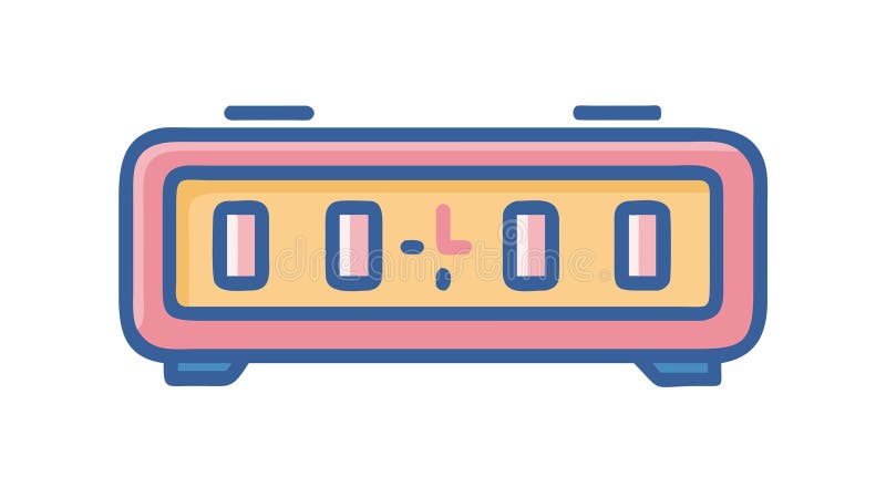 Digital Clock Icon, Stopwatch Time Display, Vector Design Generative AI ...